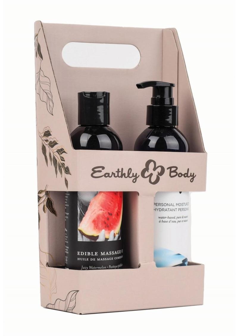 Hemp Seed Better Together Waterslide and Watermelon Massage Oil Caddy ...