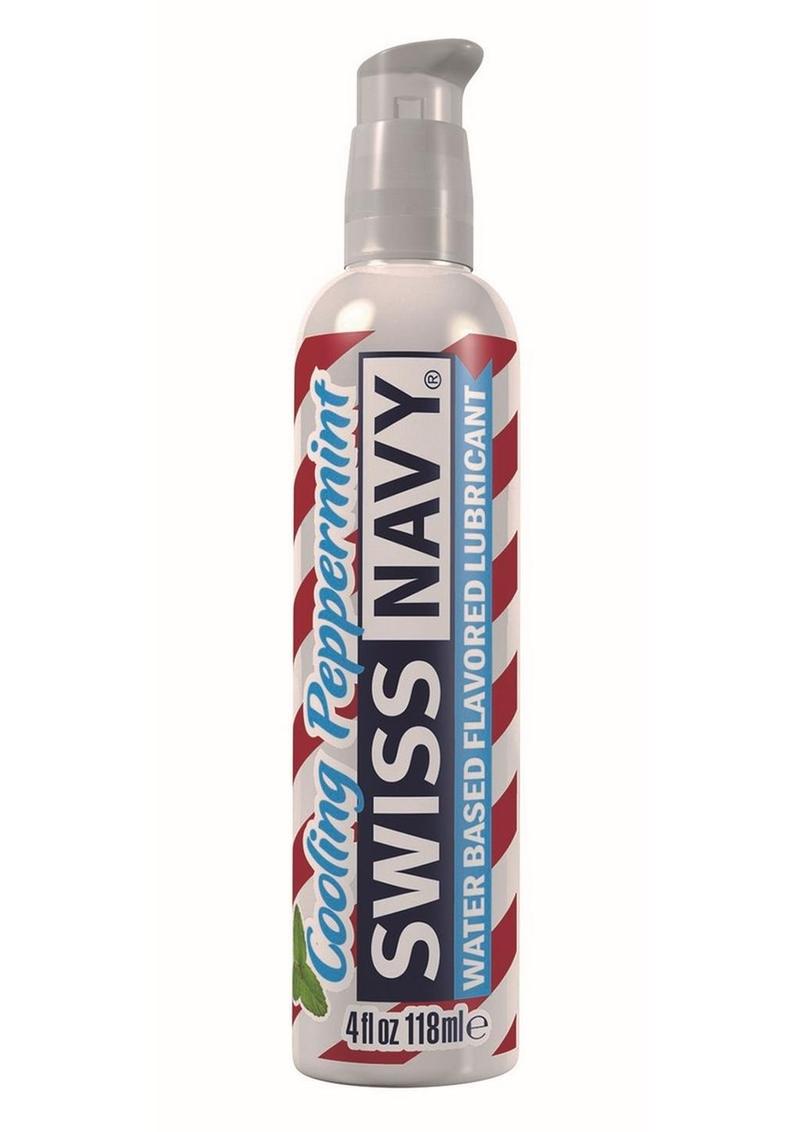 Swiss Navy Cooling Flavored Lubricant 4oz/118ml - Peppermint – Its ...