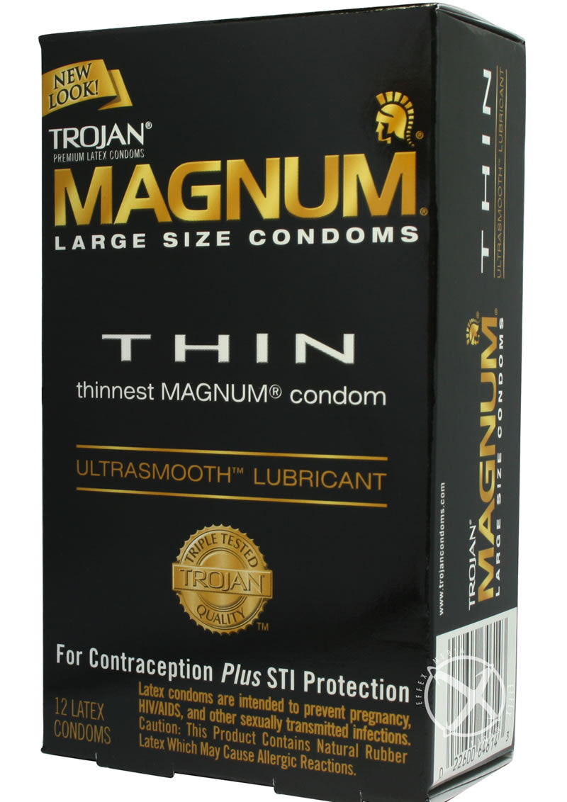 Trojan Condom Magnum Thin Large Size Lubricated – Its Cassidy Bybee